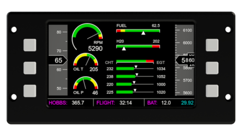 4-Cylinder Engine Monitor (Basic) – Wapsi Aero