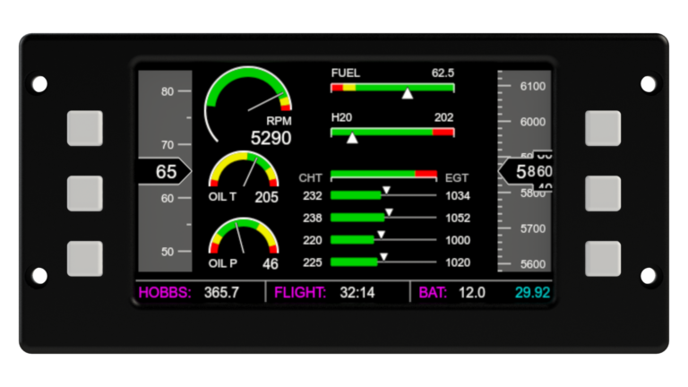 4-Cylinder Engine Monitor (Basic) – Wapsi Aero